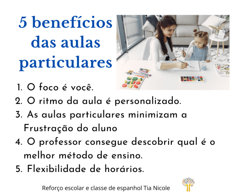 Aulas De Reforço Escolar Infantil Vantagens E Benefícios